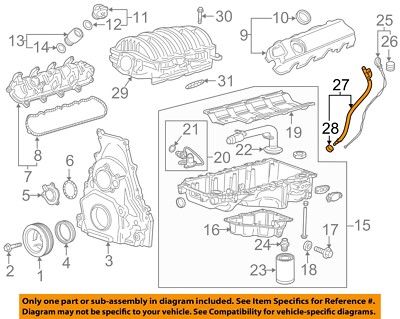 GM OEM 14-20 Escalade ESV Engine Engine Parts-Oil Tube 12652951 | eBay