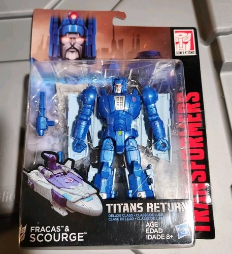 Transformers Titans Return Deluxe Class Scourge with Fracas | eBay
