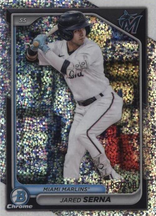 2024 Bowman Draft - Chrome Jared Serna #BDC-161 Sparkle Refractor /200 ...