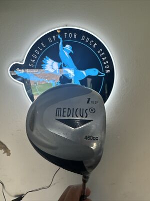 NICE Medicus Dual Hinge Driver 10.5 Degree 460 Swing Training Trainer ...