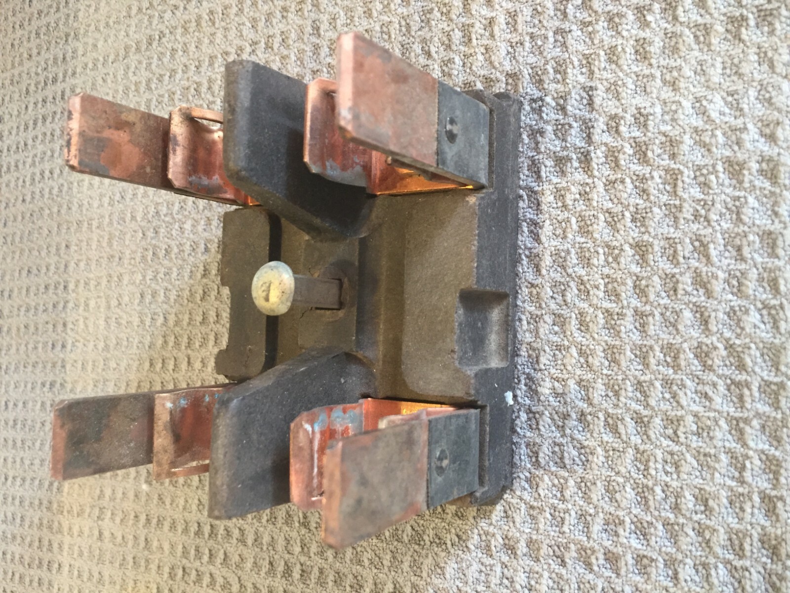 CUTLER HAMMER 60 AMP MAIN OR RANGE OLD HEAVY BAKELITE FUSE PANEL ...