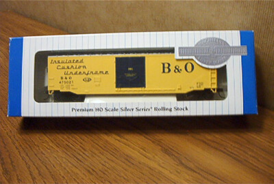 BACHMANN 50' Plug Door Box Car B&O (yellow) 475021 HO Scale #18012 | eBay