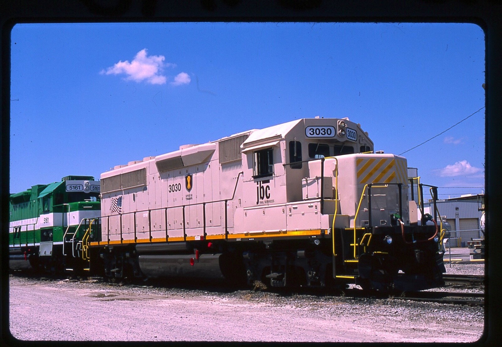 Railroad Slide - JBC Rail Service #3030 GP40-2 Locomotive 2020 East St ...