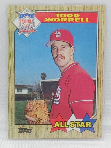 1987 Topps Baseball Card 605 Todd Worrell St. Louis Cardinals '86 NL ...