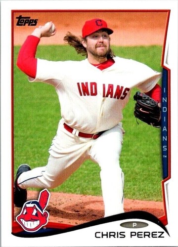 Chris Perez Topps 191 Cleveland Indains 2014 BaseBall Cards | eBay