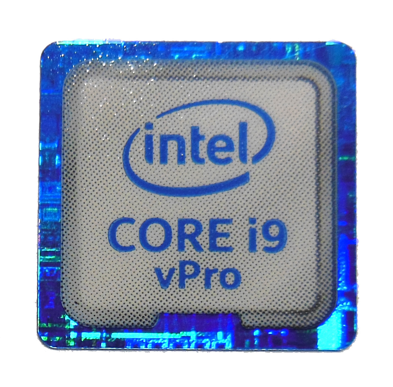 Intel Core i9 vPro 9th Generation Sticker 14 x 14mm Case Badge For ...