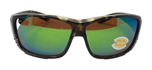 Costa Del Mar Mainsail Gray Crystal/Green Mirror 580G Polarized 55