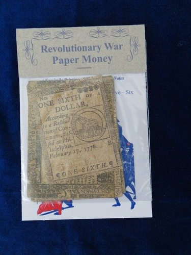 Reproduction Revolutionary War Paper Money NEW! | eBay