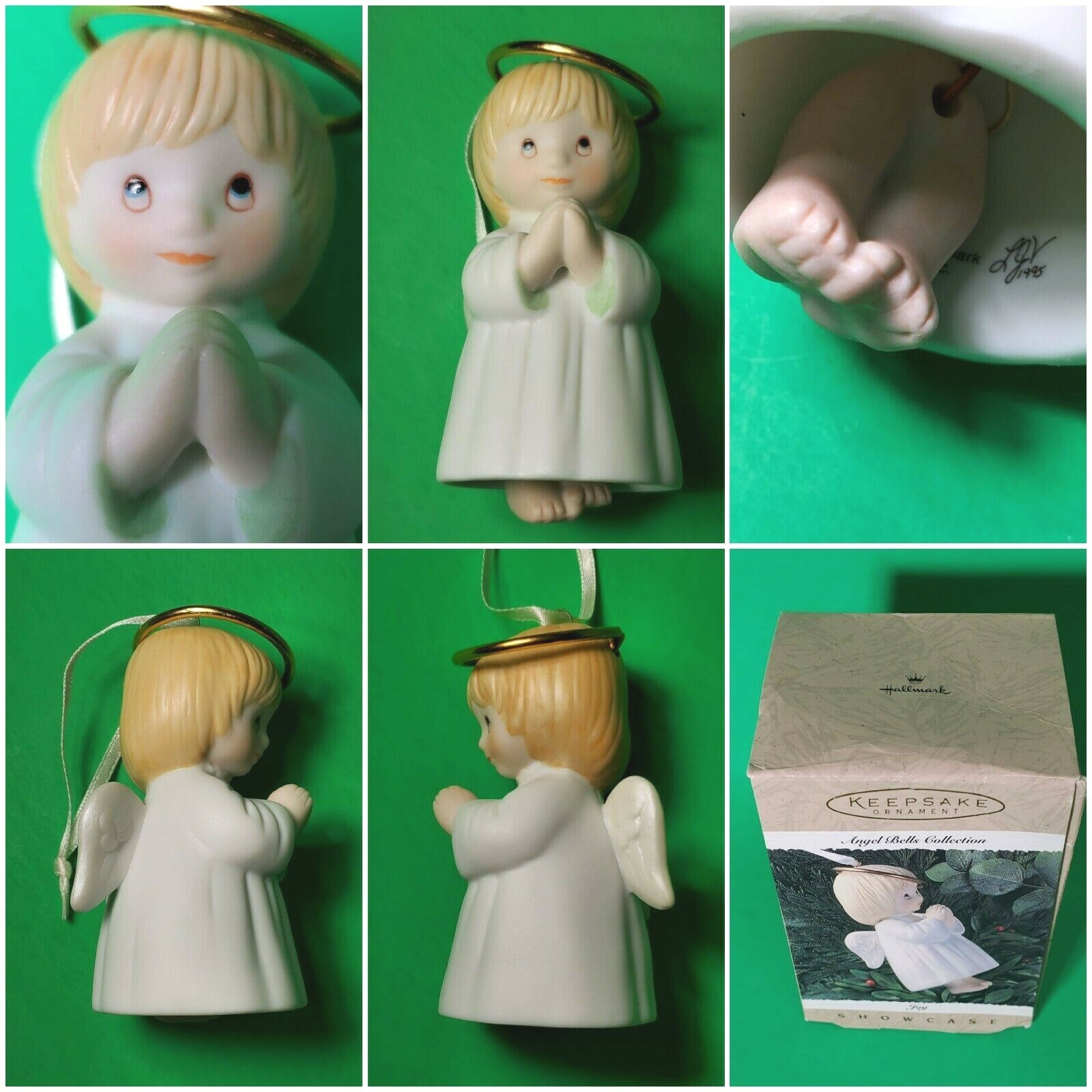 1995 Lot Three (3) Hallmark Keepsake Angels Bells Collection Noelle ...