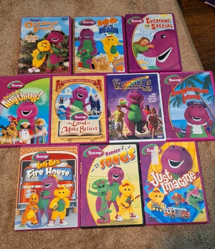 Barney DVD Lot 11 Barney the Purple Dinosaur | Grelly USA