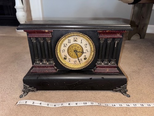 Antique Beautiful Gilbert Adamantine Mantle Clock ca. 1899 ?? | eBay