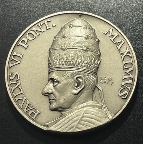 Vatican White Metal Medal: Paul VI- 60MM Diameter | eBay