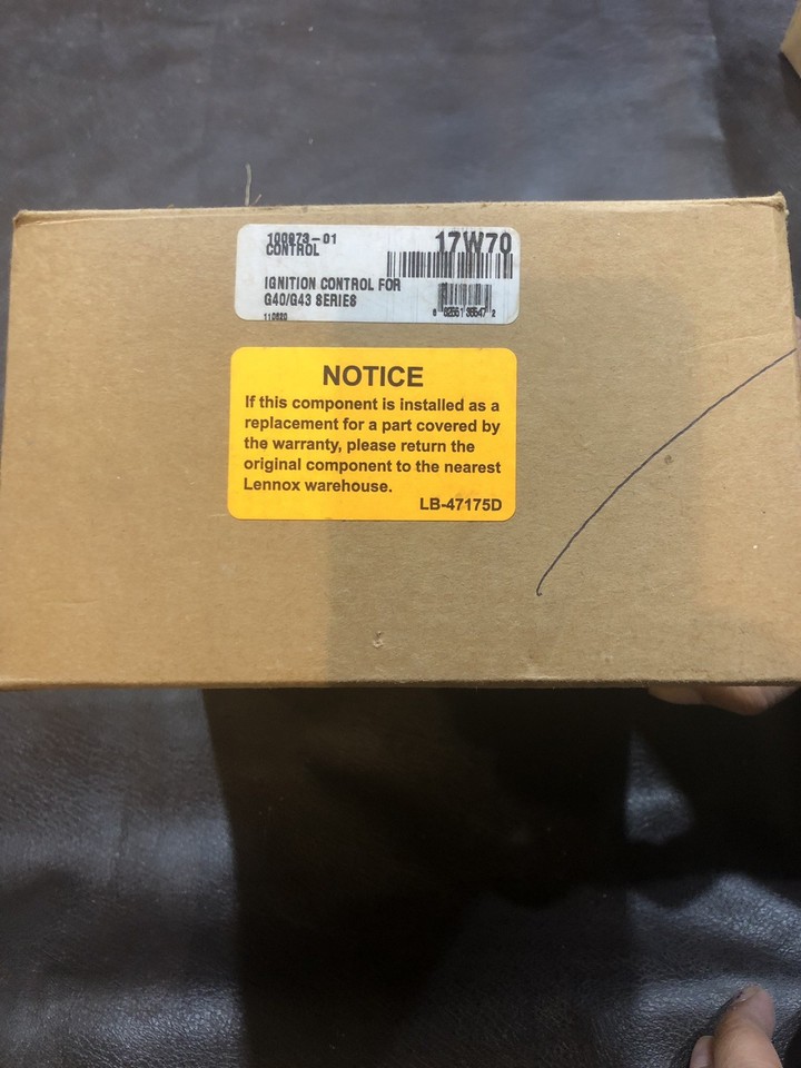 Lennox 17W70 OEM Control Ignition Board G40/G43 Series | eBay