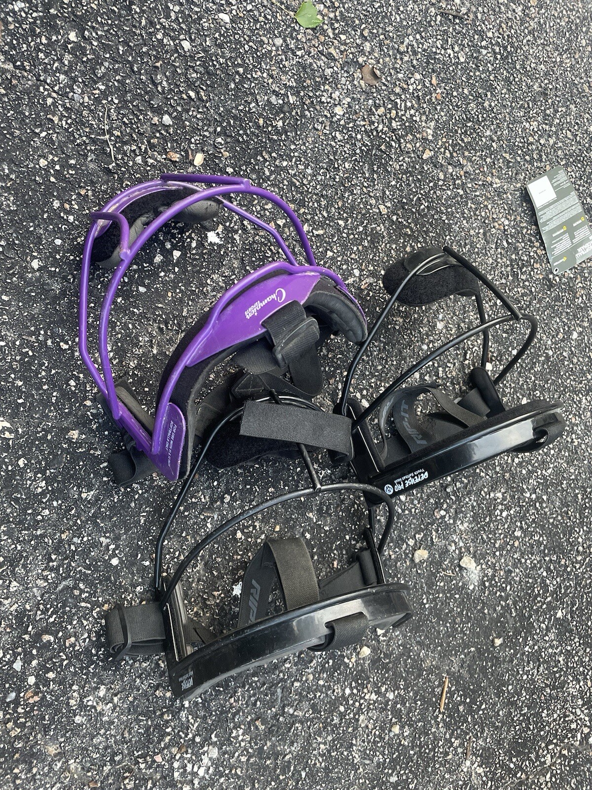 Softball Masks. Excellent Condition, No Damage. 2 Black Masks In Total ...