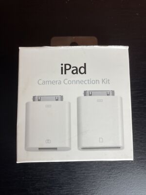 Authentic Apple iPad Camera Connection Kit White MC531ZM/A iPad 1&2 ...