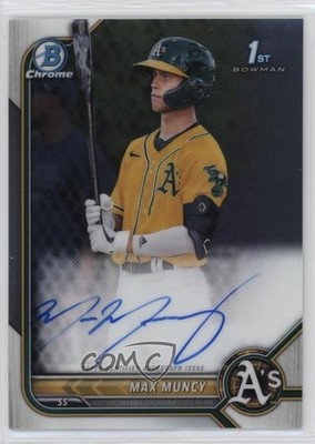 2022 Bowman Chrome Prospect Auto Max Muncy #CPA-MMU Auto | eBay