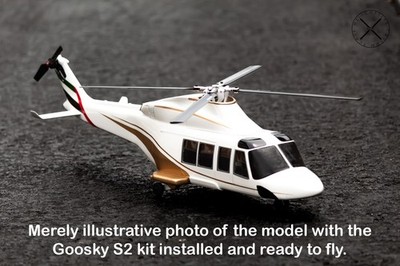 AW139 RC Helicopter fuselage fro Goosky S2 and OMPHOBBY M2 | eBay