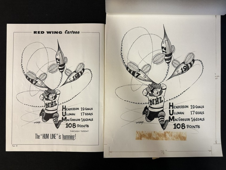 Lot 5 Vtg 1967 Red Wing Magazines 4 w Original Jim Mackey Cartoon ...