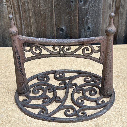 Cast Iron Boot Scraper Victorian Vintage Style Home Accessory Indoor ...