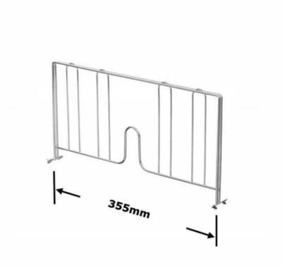Wire Shelving Shelf Divider 355mm Riser for Chrome Wire Shelving | eBay UK