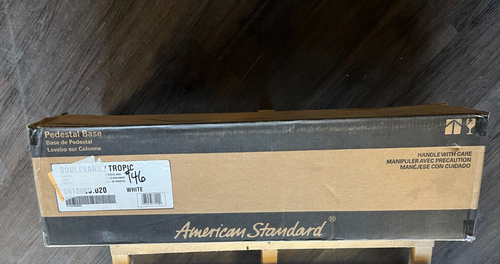 NEW American Standard 0010000.020 White Pedestal Base - P6 | eBay