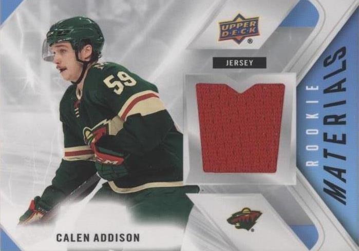 2021-22 Upper Deck Series 2 - Rookie Materials Calen Addison #RM-CA ...