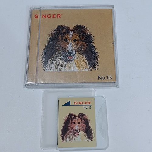 Singer Embroidery Card Quantum XL100 150 1000 #13 Dogs | eBay