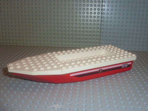 LEGO Boat Hull Unitary 22 x 8 x 2 1/3 with '327' and Fire 71958c01pb01 ...