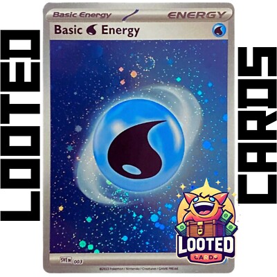 Basic Water Energy 003 - Scarlet & Violet - Cosmic Holo - Pokemon TCG ...