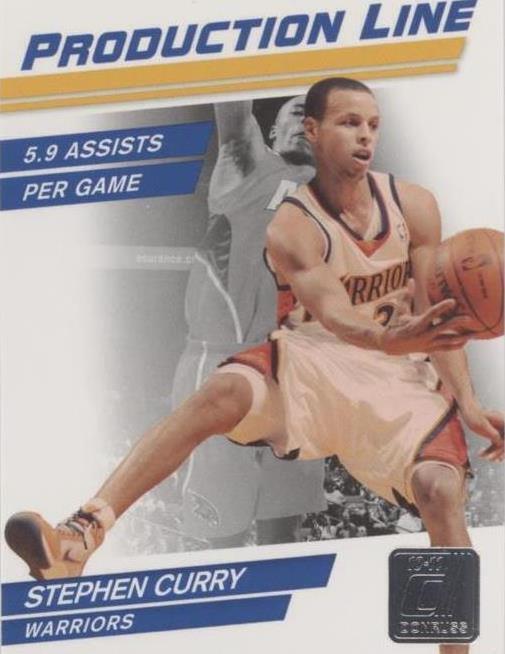2010-11 Donruss - Production Line Stephen Curry #54 /999 for sale ...