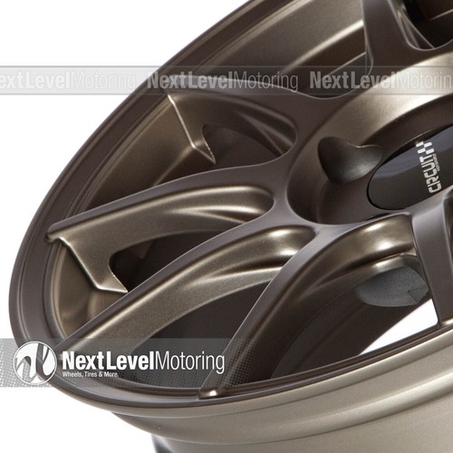 4 Circuit CP41 15x7 4x100 +35 Flat Bronze Wheels Fits Honda Civic Acura ...