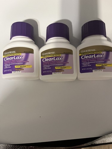 GoodSense ClearLax Unflavored Laxative Powder( Miralax ) Net 4.1 X4 ...