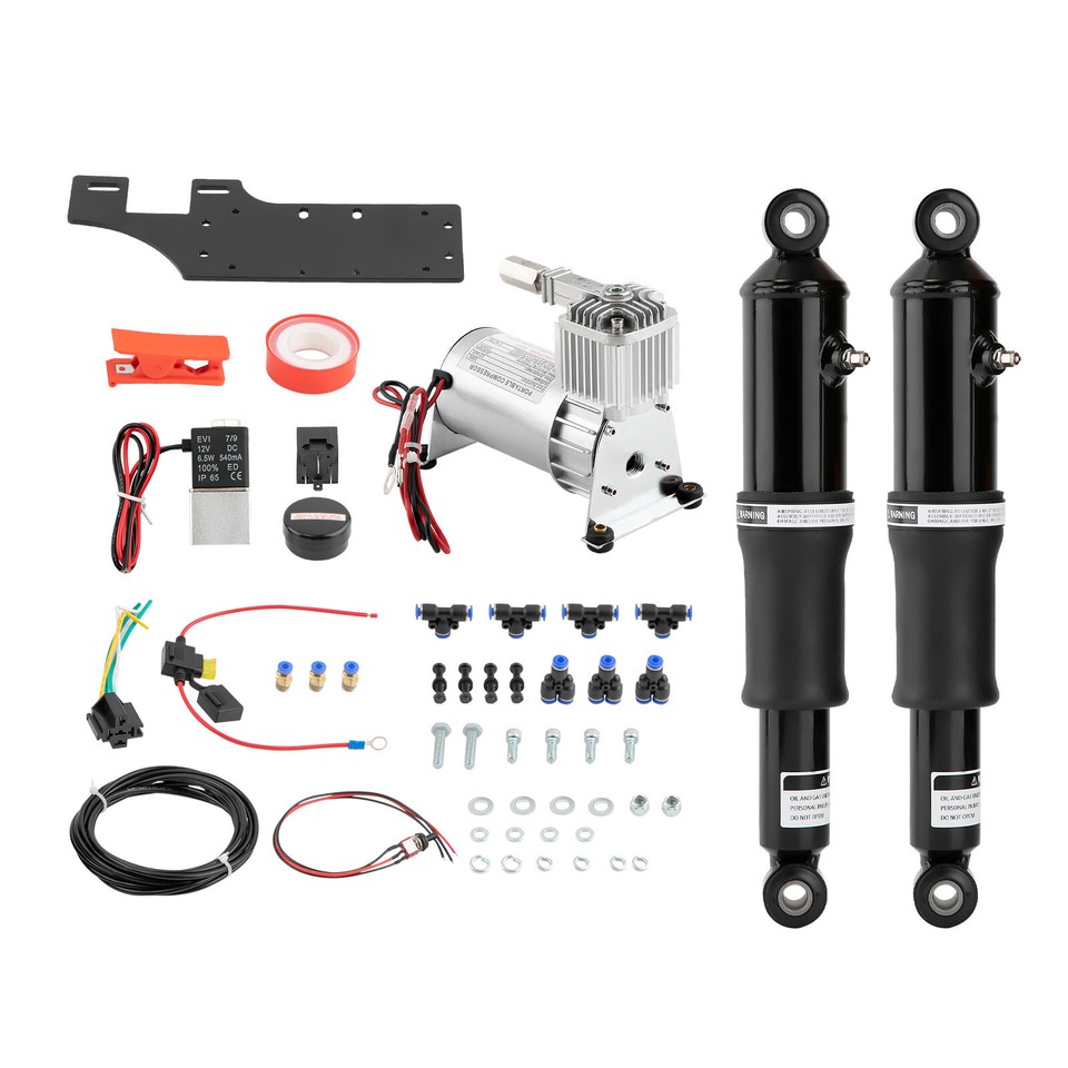 Motorcycle Air Ride Suspension Kit Fit Harley-Davidson Touring Models ...