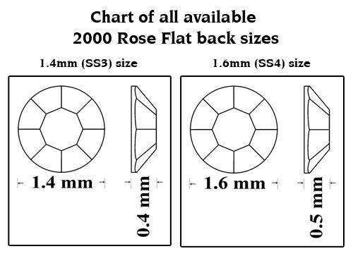 Nail art supérieur PRIMERO 2000 rose dépoli dos plat cristaux strass | eBay