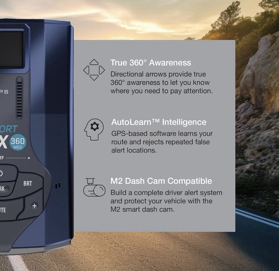 🔥 Escort Max 360 MKII Radar Detector – 360° GPS, AutoLearn, New Sealed 737795002468| eBay