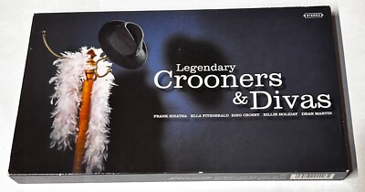 SINATRA/FITZGERALD/CROSBY/MARTIN - LEGENDARY CROONERS & DIVAS 4 CD SET ...