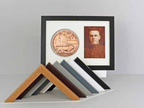 Display for WW1 Memorial Plaque/Coin "Dead Man's Penny" with 6x4" Photo ...
