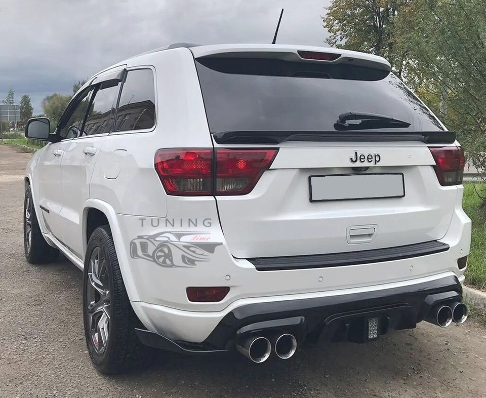 2012-2020 Jeep Grand Cherokee WK2 Rear Bumper diffuser spoiler Quad ...