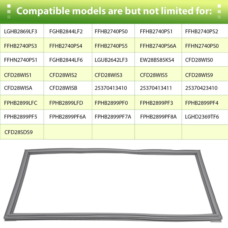 241778307 Refrigerator Door Gasket Seal for Electrolux Frigidaire | eBay