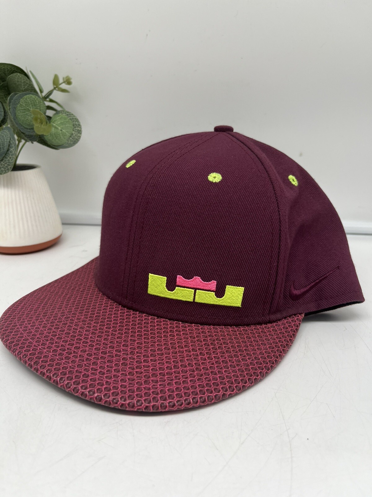 Lebron James Hat Nike King Crown True Adjustable Snap… - Gem