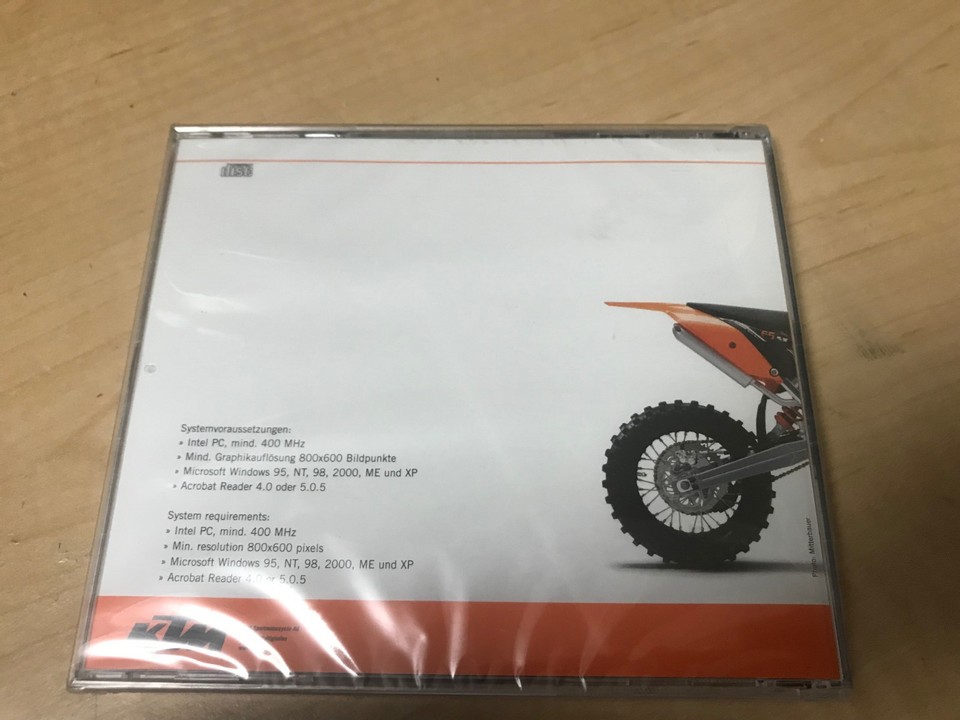 KTM service repair manual CD 2009 65 SX 65 XC Art. no : 3.06.061 | eBay