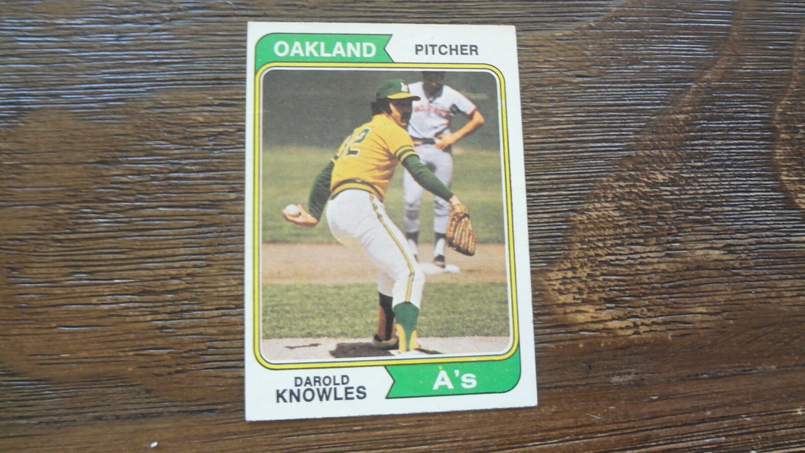 1974 TOPPS # 57 DAROLD KNOWLES BASEBALL CARD | eBay