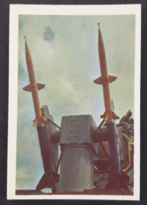 Vintage 1958 Missile Rockets Jets Military Parkhurst Card #33 (Pretty ...