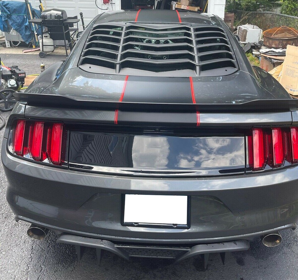 Rear Window Scoop Louvers Windshield Rear Sun Shade Cover For 2015-2023 ...