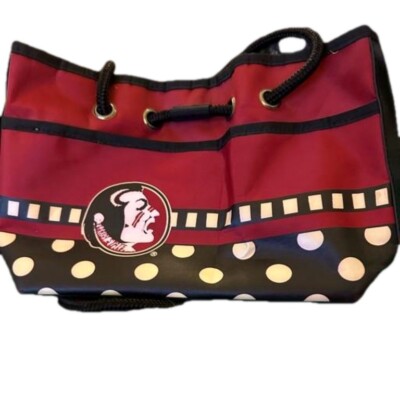FSU Medium Size Purse Outside Is Faux Leather No Tips Or Marks | eBay