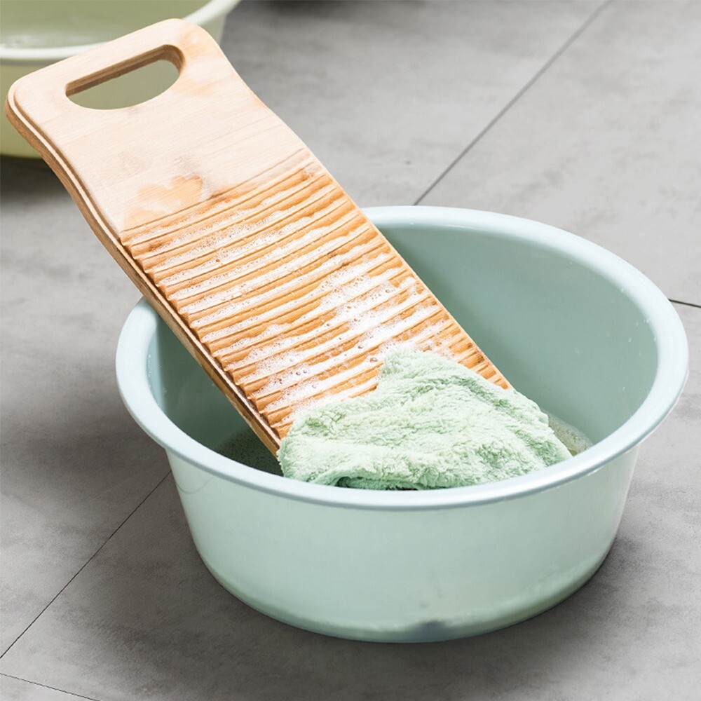 Easy to Use Wooden Washboard Anti-slip Scrub Board Washing Board ...