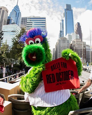 The Phillie Phanatic 2024 Red October Philadelphia Phillies 8x10 ...