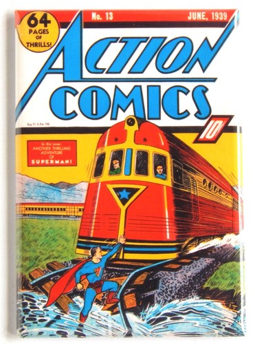 Action Comics #13 FRIDGE MAGNET comic book superman | eBay