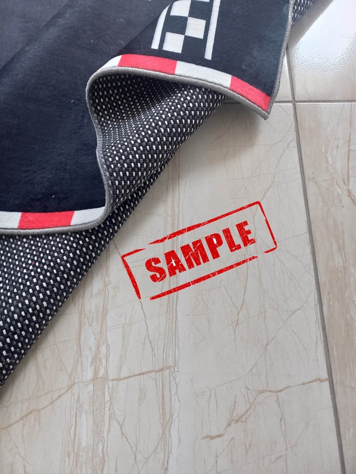 Race Track, Race Track Rug,Start Line,Finish Line,Hallway Rug,Long ...