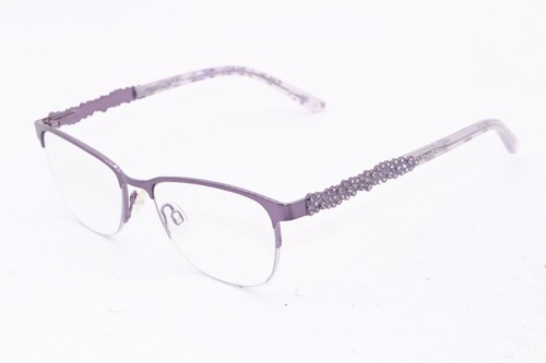 BEBE BB 5177 500 PLUM GUNMETAL GREY AUTHENTIC FRAMES EYEGLASSES 52-17 ...